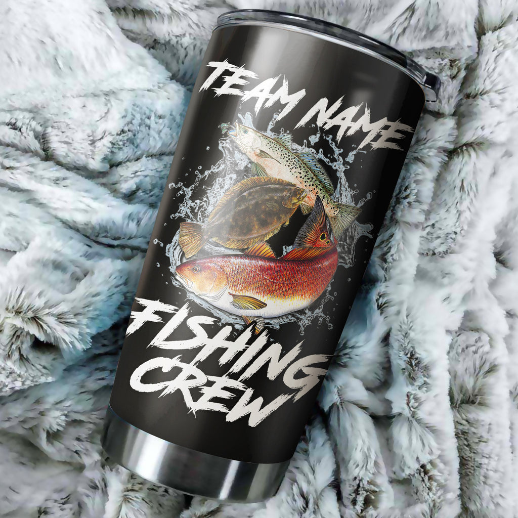 Texas Slam Fishing Crew Customize name Stainless Steel Tumbler Cup ...